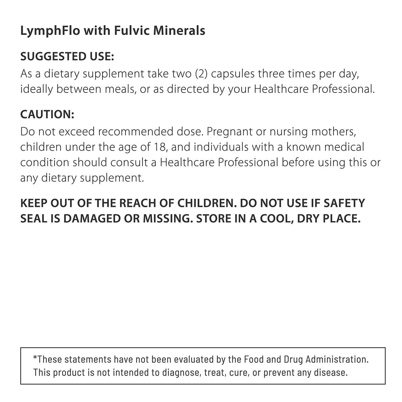 LymphFlo with Fulvic Minerals | Well Of Life™